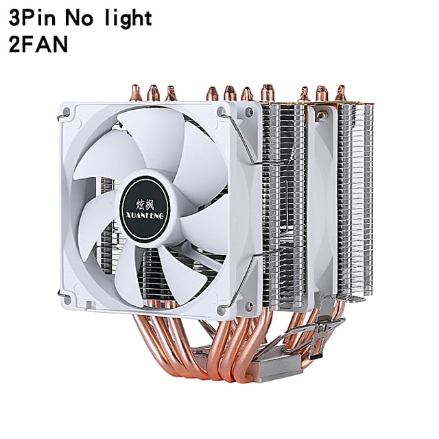 PC Heat dissipation Dual Tower 6 Heat Pipe Cooler CPU Cooler Fan ...