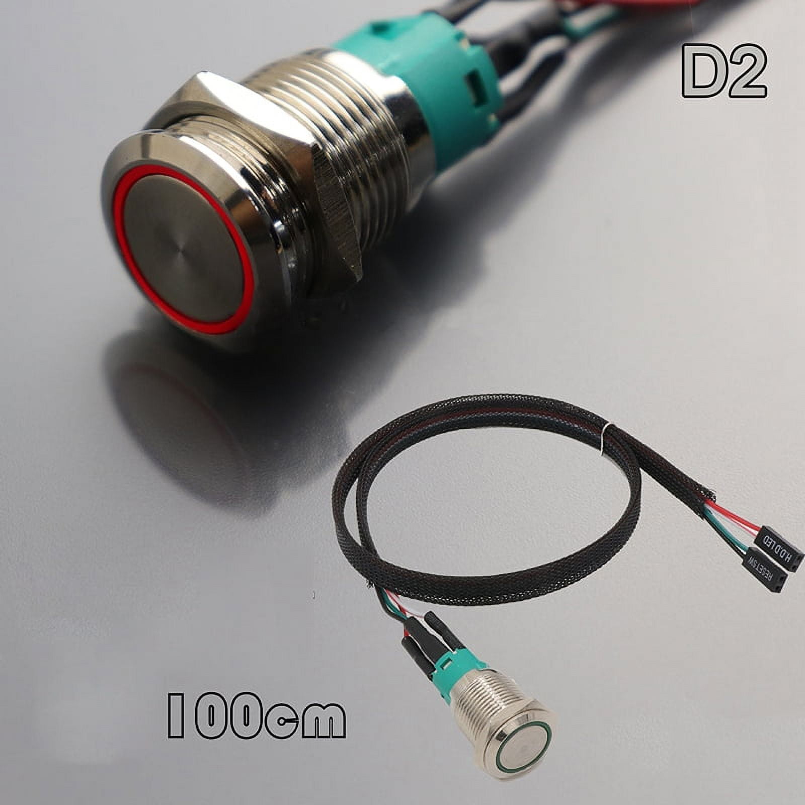 PC Host Start Power SW Button Switch Computer Reset SW Button Switch ...