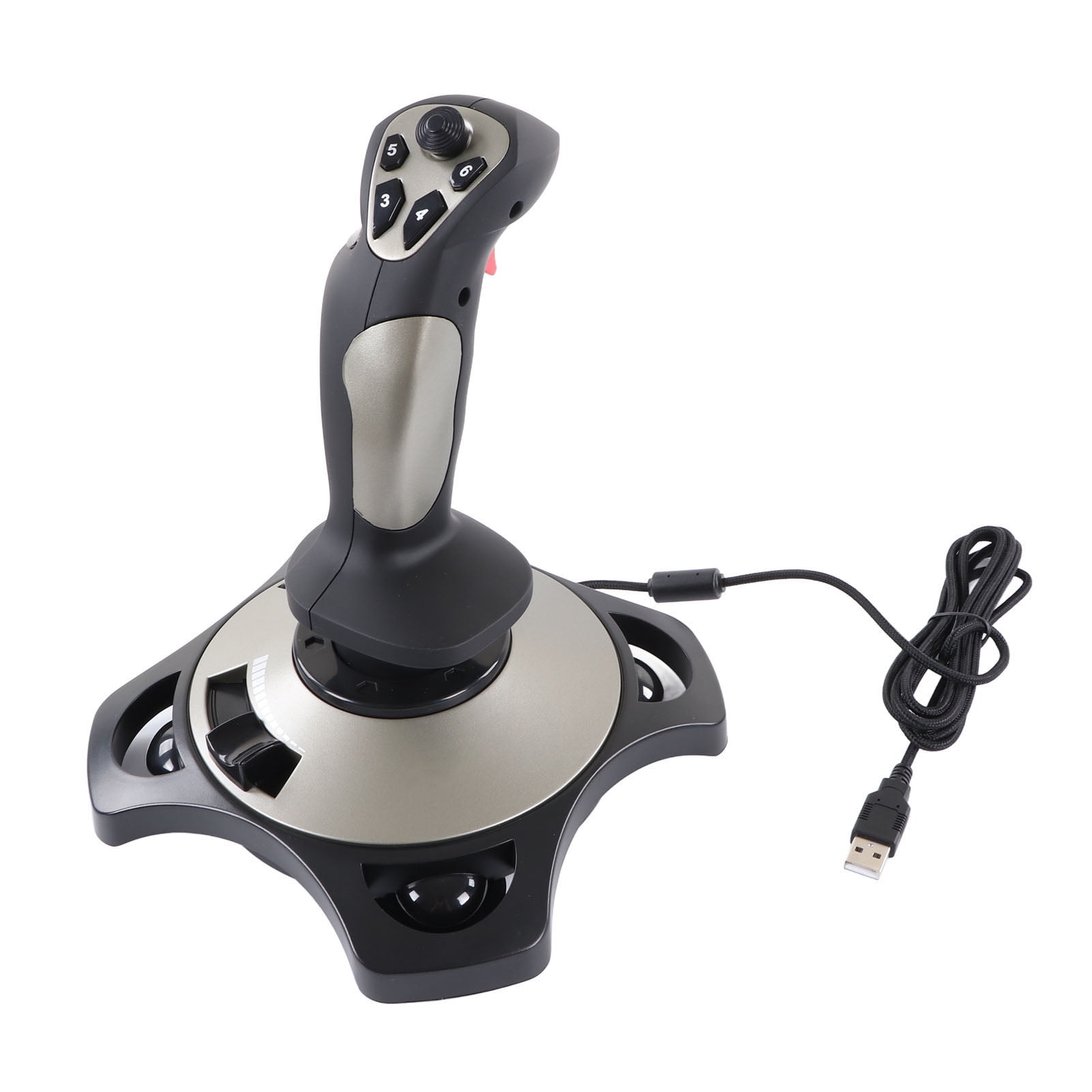 PC Joystick 2113 Pro Simulation USB Game Controller with Vibration ...