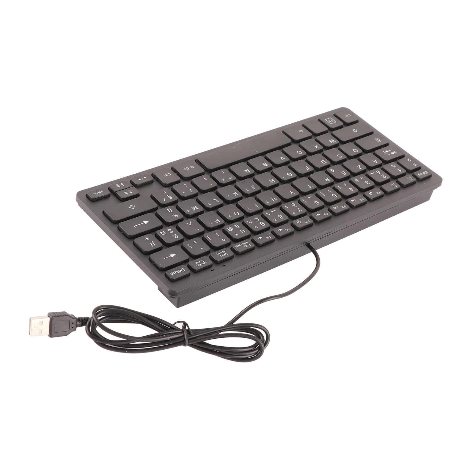 PC Keyboard,Computer Keyboards Ergonomic Design Mini Wired 78 Keys ...