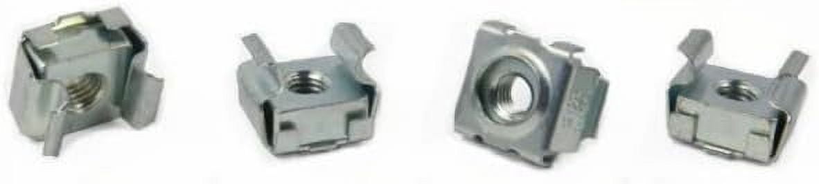 PC LOT -1.0 Rack Mounting Cage Nuts/Steel/Zinc / Pc. Carton - Walmart.com