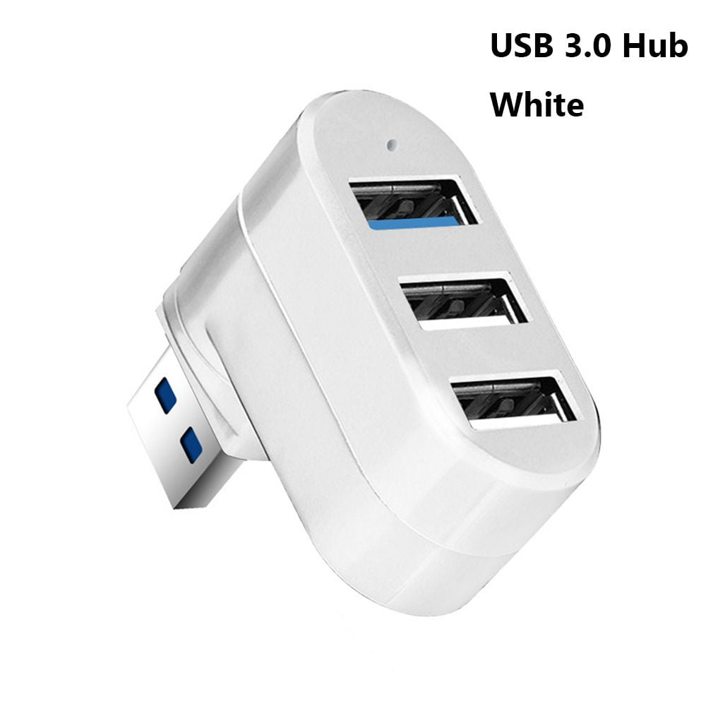 PC Laptop Data Transfer Mini High Speed Adapter USB 3.0 Hub Splitter ...