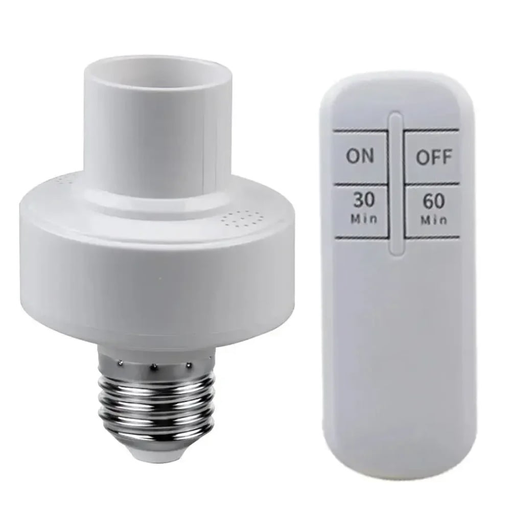 PC Long Distance Smart Wireless Light Bulb Socket Remote Control Lamp ...