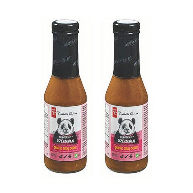 PC MEMORIES OF Szechwan Spicy Peanut Satay Sauce, 350ml/11.8oz., (2 ...