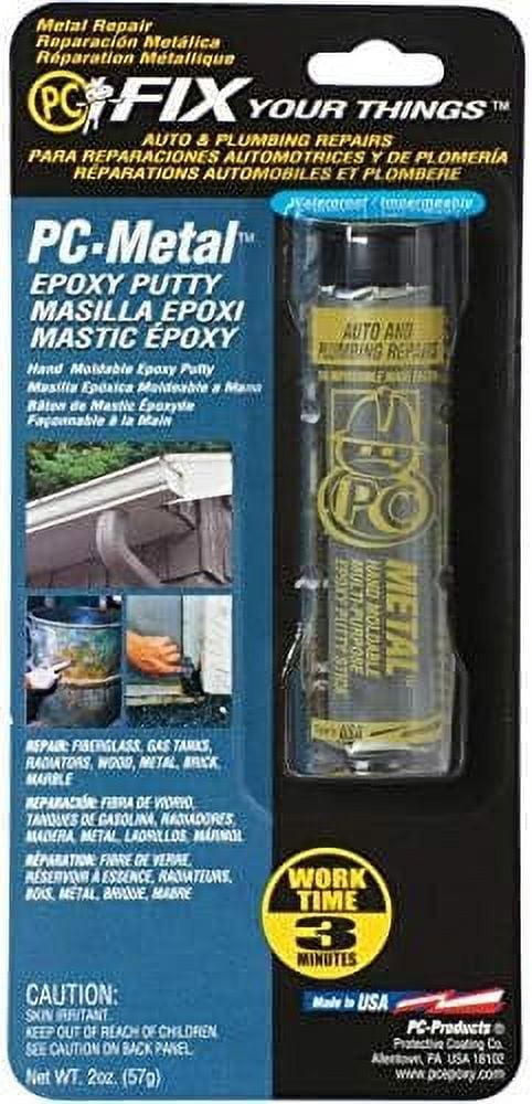 Protective Coating PC Metal Epoxy Putty Metallic Putty - Gray - 2 oz ...