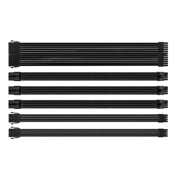 PC Module Power Extension Cable Set for Computer Case 24Pin PCIE 3x6 ...