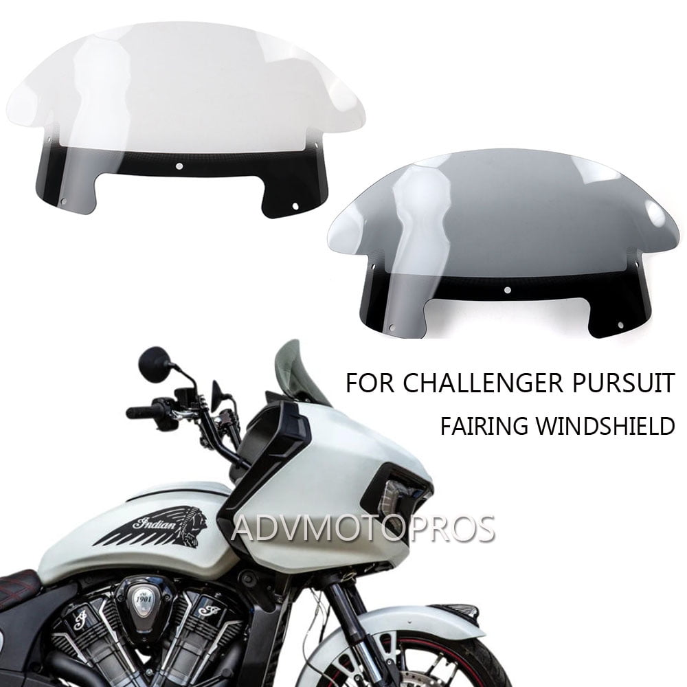 PC Motorcycle 11in. Flare Windshield Windscreen Wind Deflector SMOKED ...