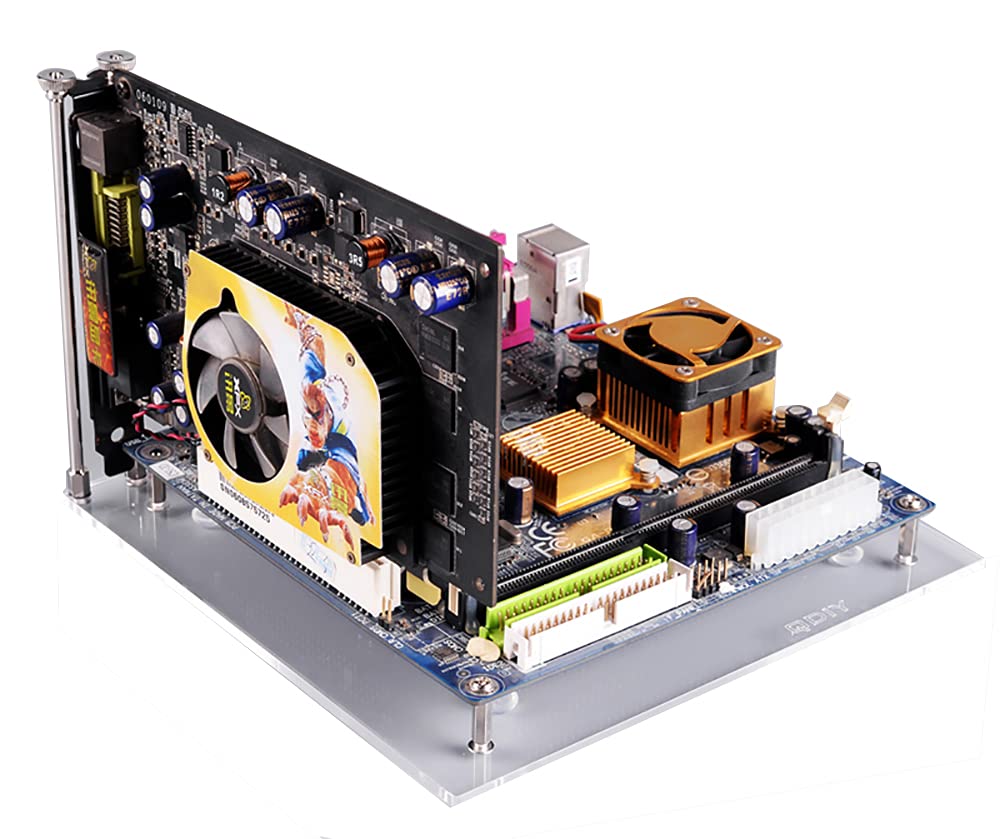 PC Open Frame Test RRF12 Bench ITX MATX Motherboard Transparent Acrylic ...