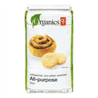 PC Organics Unbleached All-Purpose Flour 2.5kg/5.5 lb - Walmart.com
