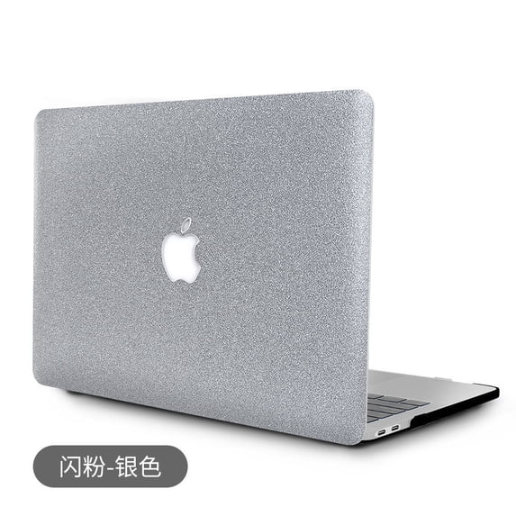 PC+PC Soft Shell Laptop Case for Apple MacBook (Glitter Silver,for ...