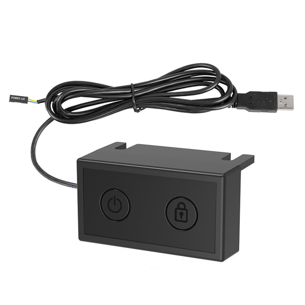 PC Power Button Desktop Computer Lock Screen Power Switches Push ...