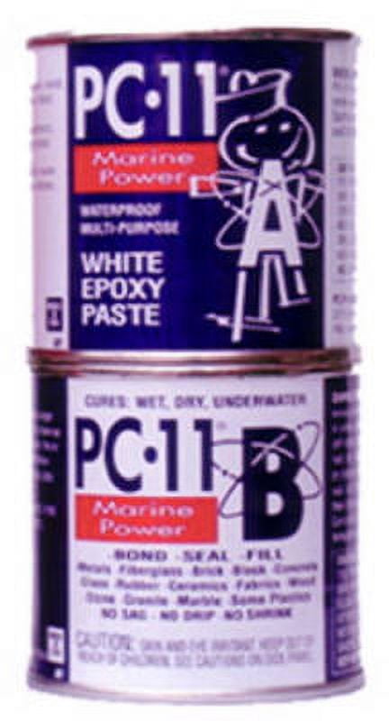 PC-Products Marine Epoxy Paste PC-11, 2-Part, White, 1/2 Lb, Heat ...