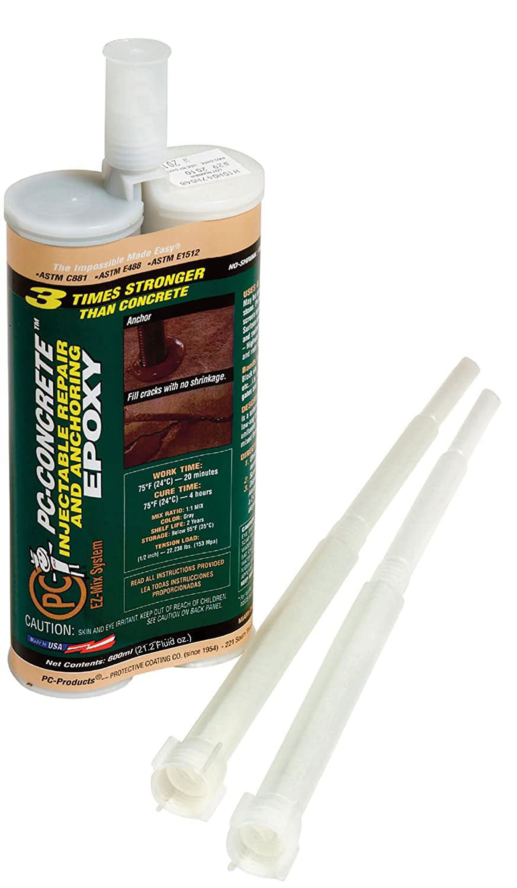 PC Concrete Epoxy Adhesive Paste for Anchoring, Crack Repair, 21.2oz ...