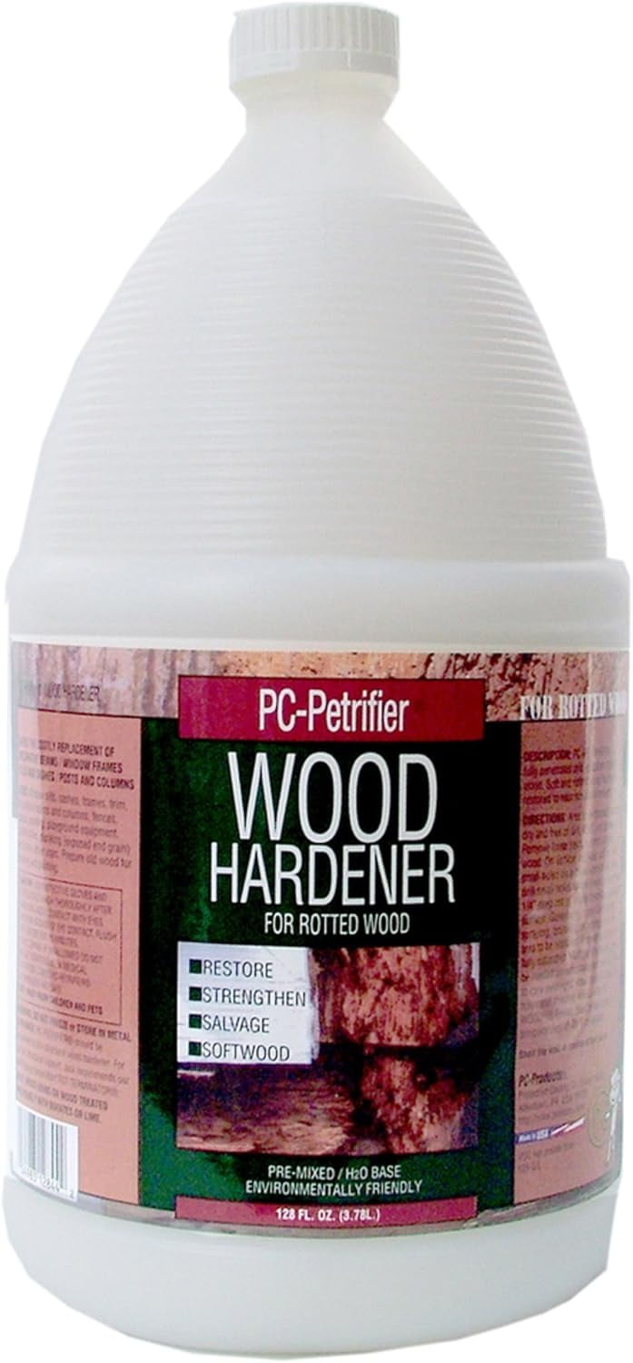 PC Products PC-Petrifier Water-Based Wood Hardener, 1 gal, Milky White ...