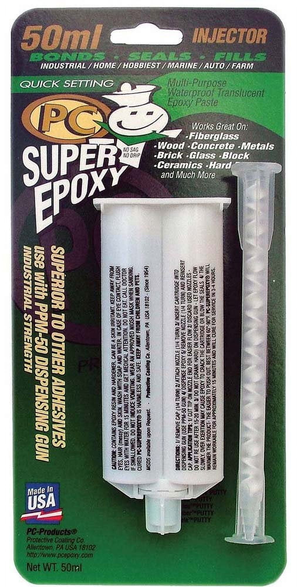 PC Products PC-Super Epoxy Adhesive Paste, Two-Part 50ml Cartridge ...