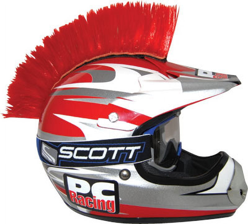 PC Racing Helmet Mohawk Red PCHMRED - Walmart.com