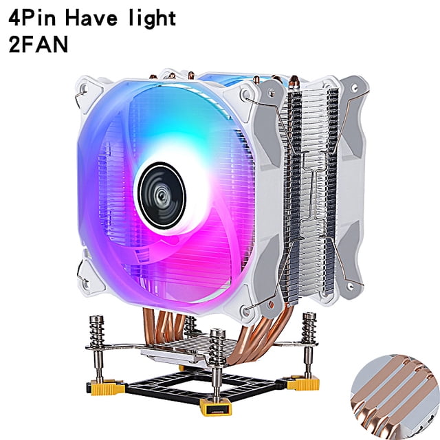 PC Radiator Air-cooled 120mm 4/6 Tower style Heat Pipe Efficient CPU ...