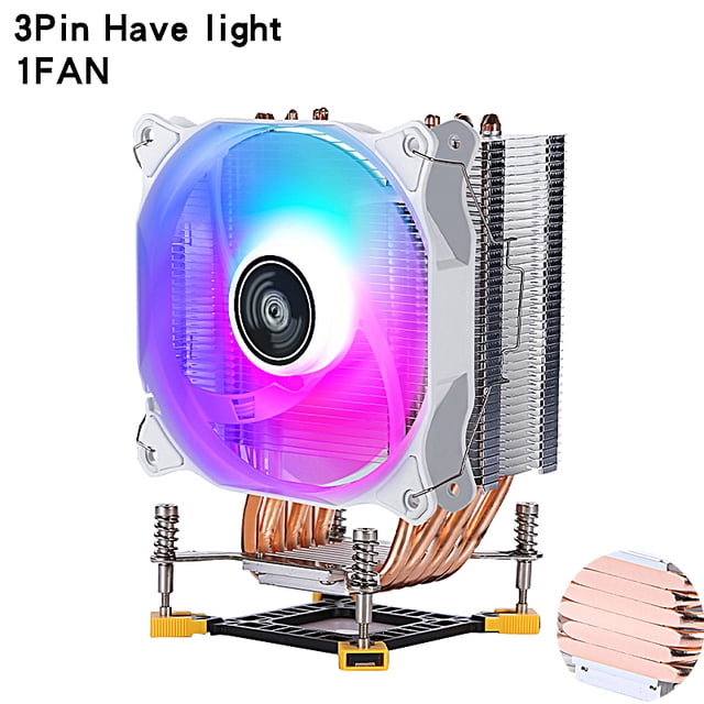 PC Radiator Air-cooled 120mm 4/6 Tower style Heat Pipe Efficient CPU ...