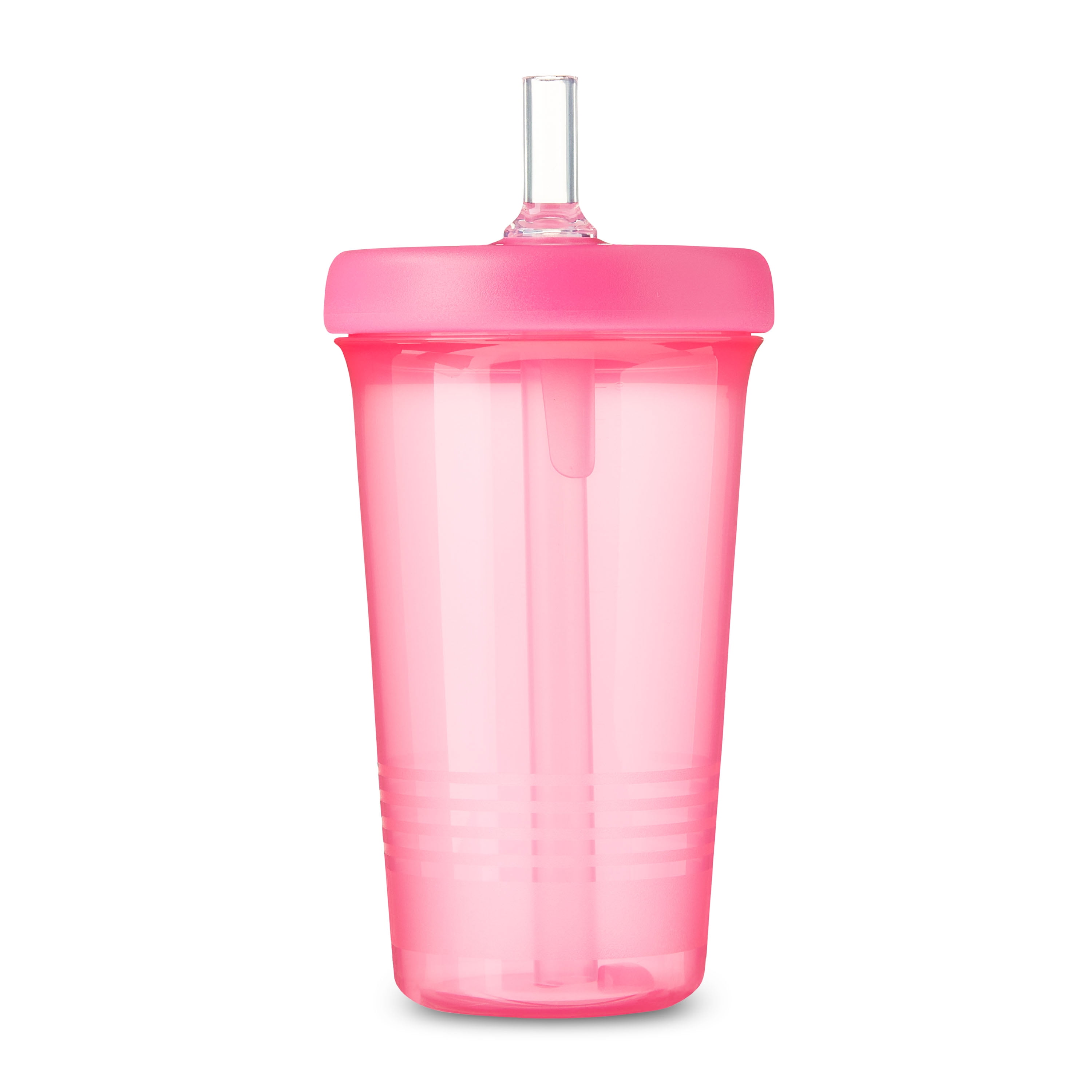 Parent's Choice Easy Sip Straw Cup, 9 fl oz, 1 Count, 6 Months+, Pink ...