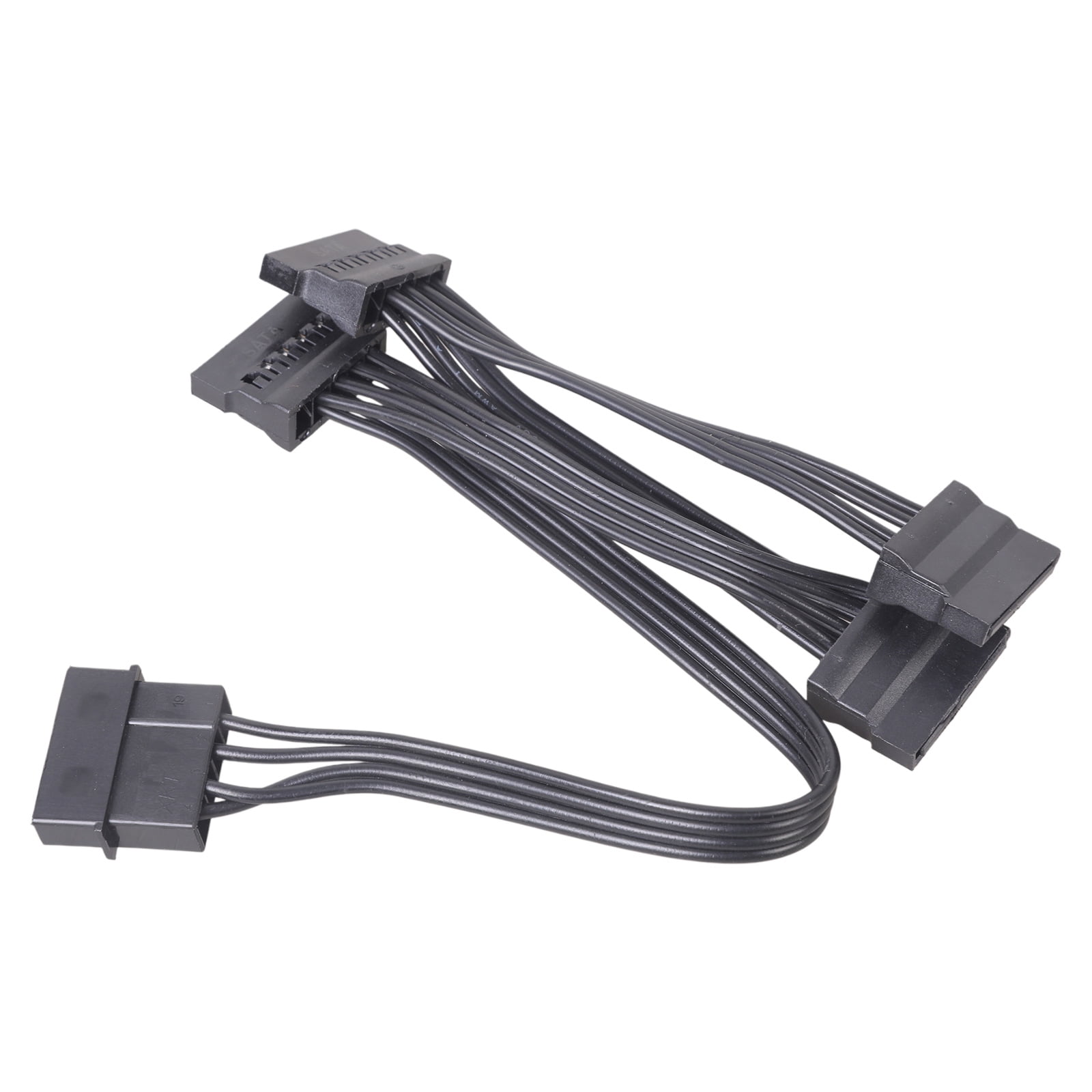 PC Servers Computer Hard 15Pin 1 Male to 3/4/5/6 Big 4Pin Female ...