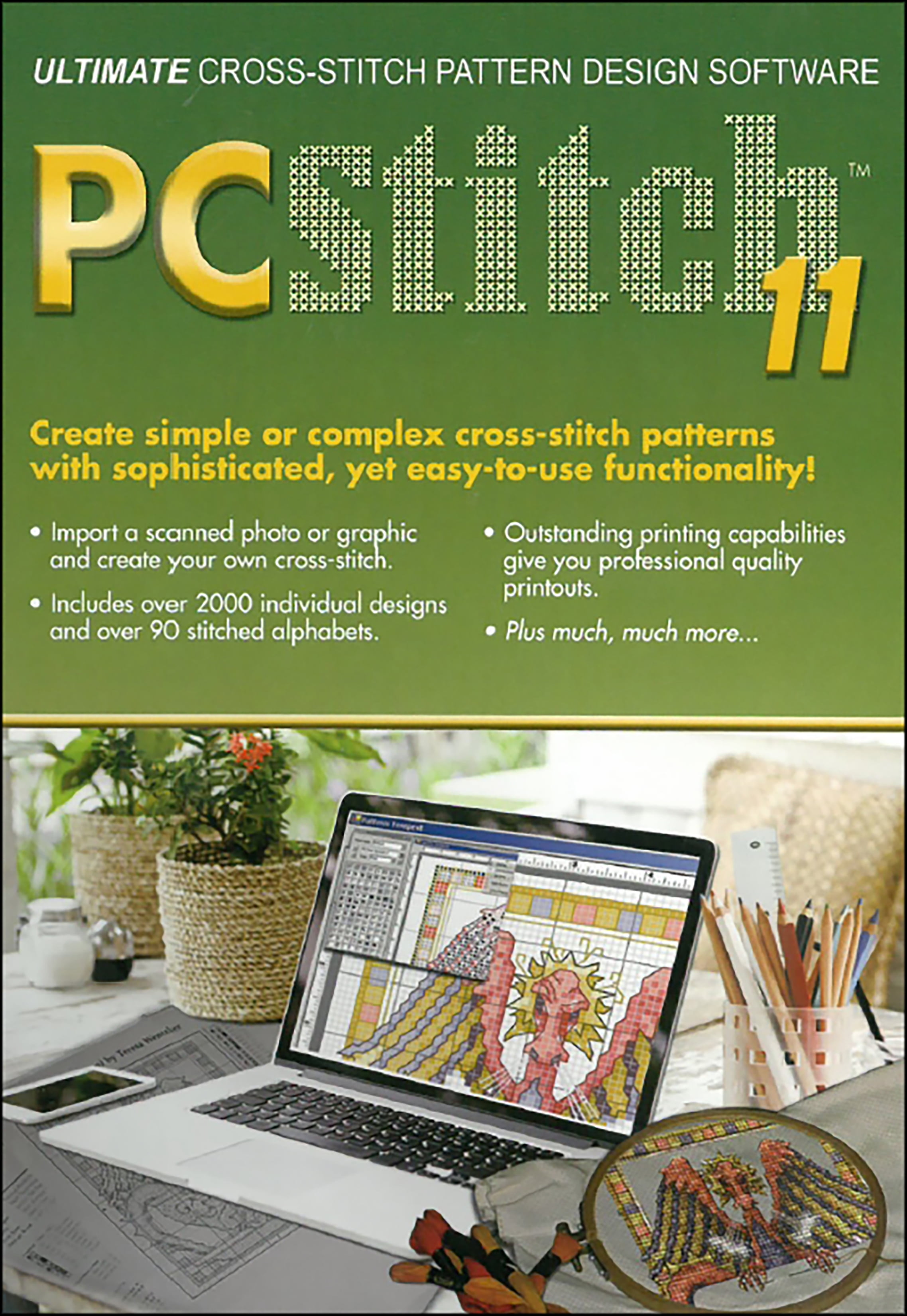 PC Stitch Pro Cross Stitch Software Version 11 - Digital Design for ...