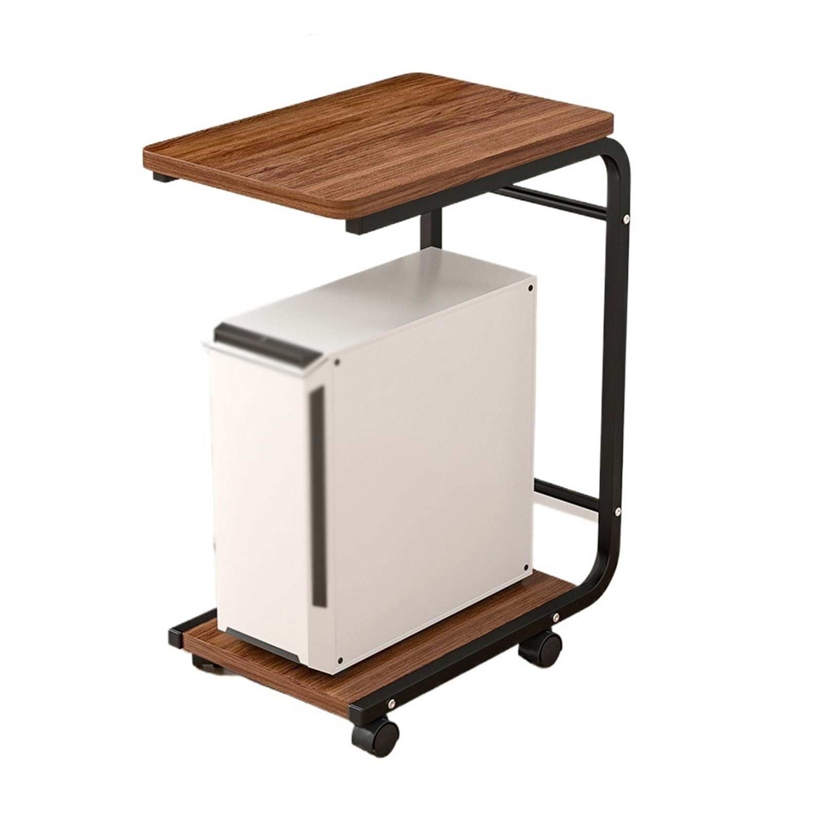 PC Tower Stand 2-Tier PC Stand C-shaped CPU Stand with Metal Frame and ...