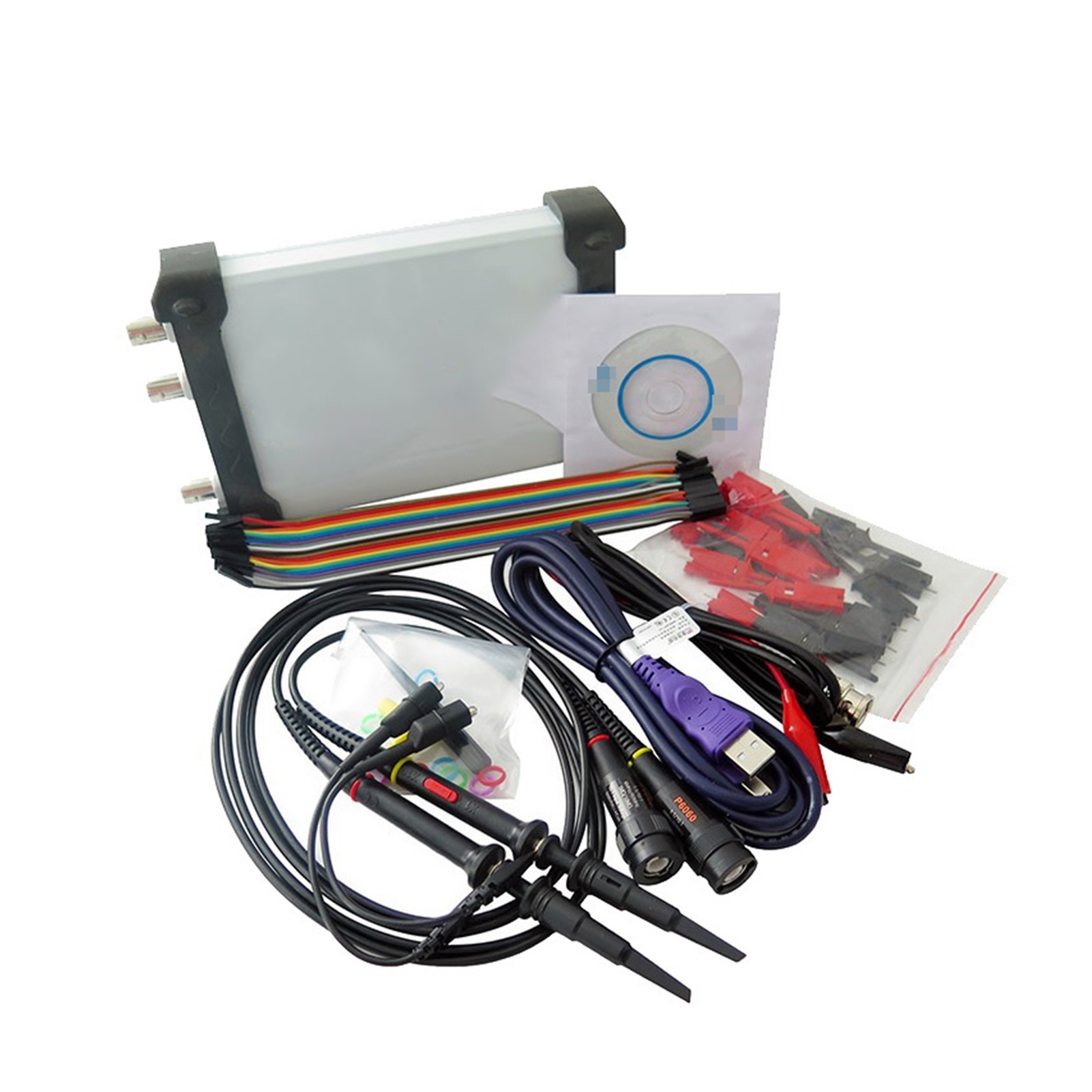 PC USB Oscilloscope Signal And Logic Analyzer 2CH 20 MHz Bandwidth ...