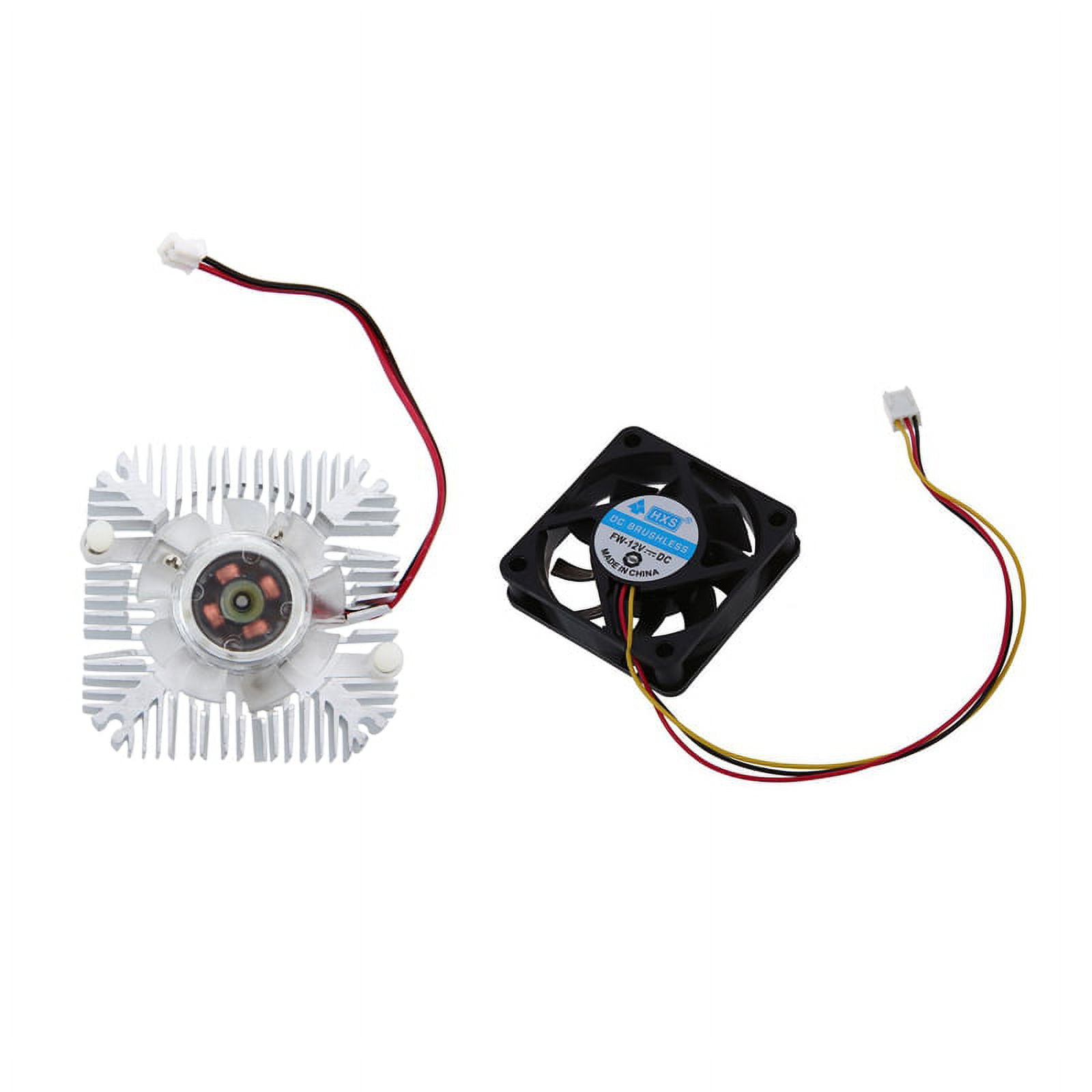 PC VGA Video Card 2 Pin Cooler Cooling Fan Heatsink 4800 RPM with 60x ...