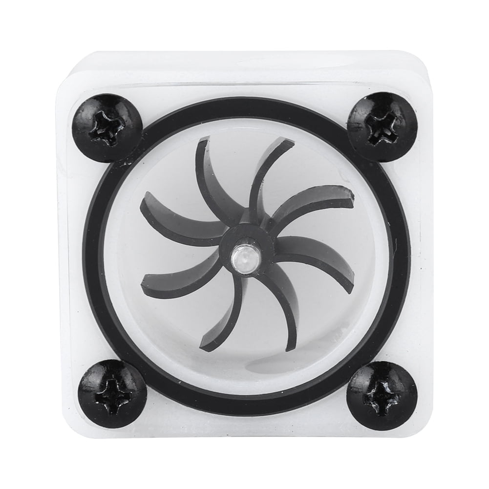 PC Water Flow Meter Indicator G1/4 Thread Rotating Speed Water Cooling ...