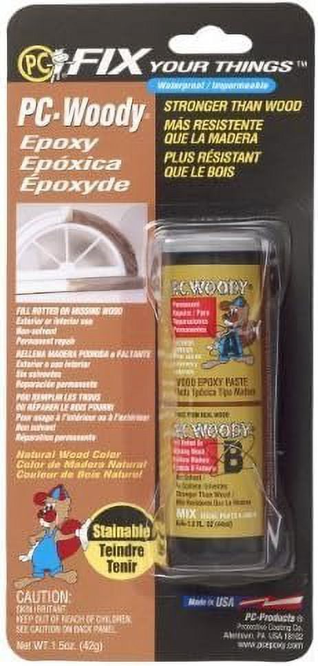 PC-Woody Tan Two Part Wood Epoxy Paste 1.5 oz - Walmart.com