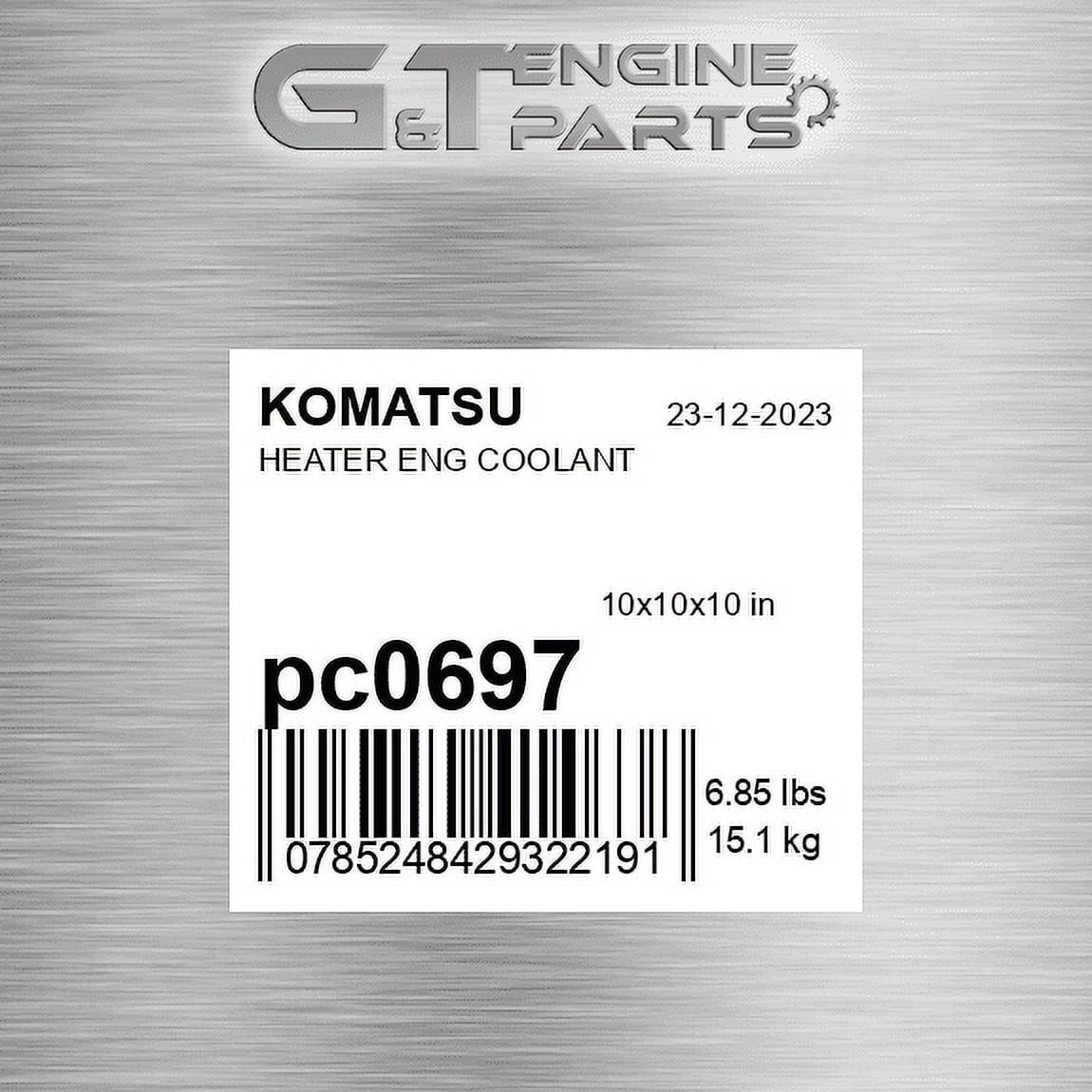 PC0697 HEATER ENG COOLANT fits KOMATSU (New OEM) - Walmart.com