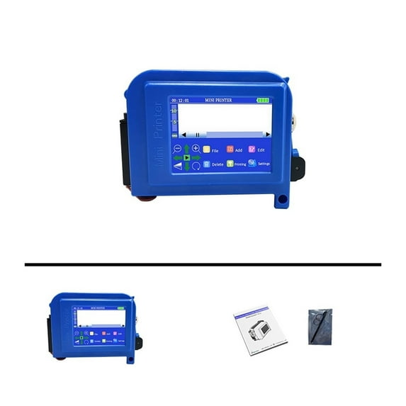 PC11Plus 12.7/25.4mm Mini Portable Printer, 2D Strip Lot Logo ...