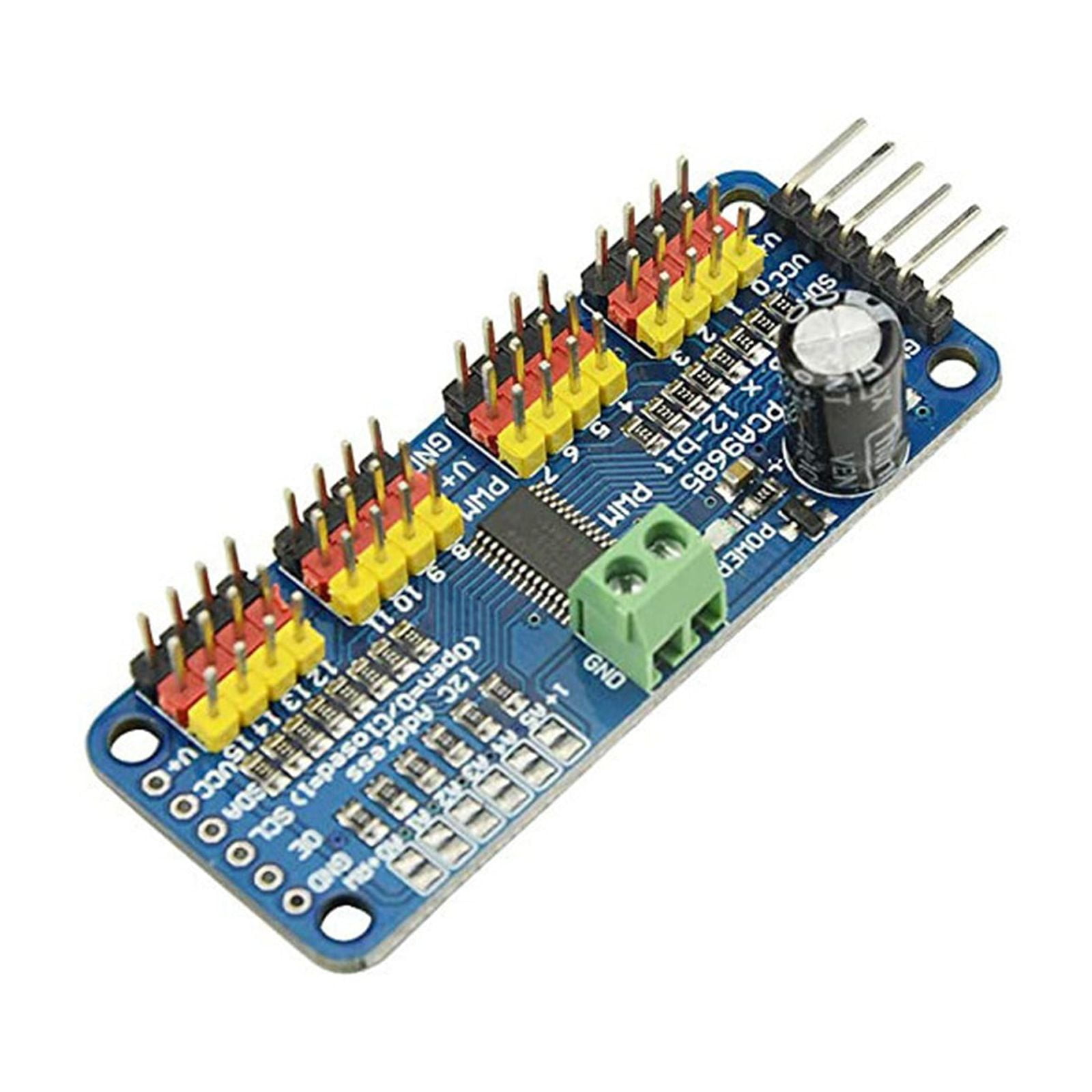 PCA9685 12 Bit 16 Channel Controller Board For SG90 Motor Driver ...