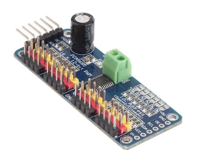 PCA9685 16-Channel Module PWM/Servo/servo RRF12 Drive Board Controller Robot IIC Interface ...