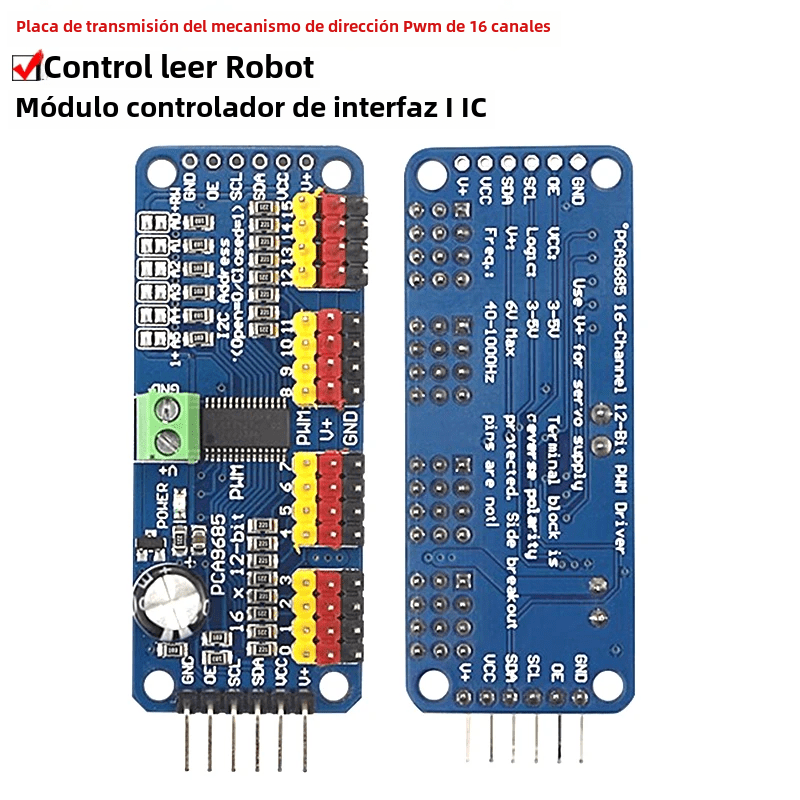 PCA9685 Servo Driver Module 16-Channel 12-bit PWM Interface I2C for Arduino Raspberry Pi DIY ...