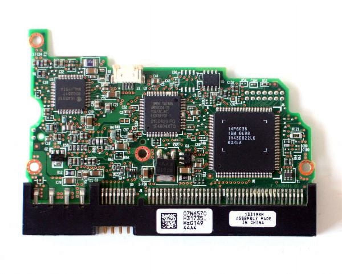 PCB BOARD B 35H9811 01 E3330BM 94V-0, 07N6570 FOR HDD 61.5GB IBM ...