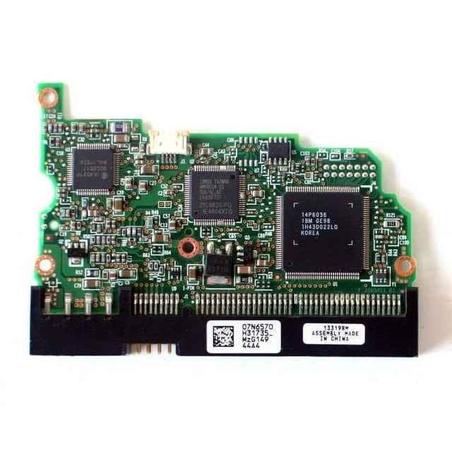PCB BOARD B 35H9811 01 E3330BM 94V-0, 07N6570 FOR HDD 61.5GB IBM ...