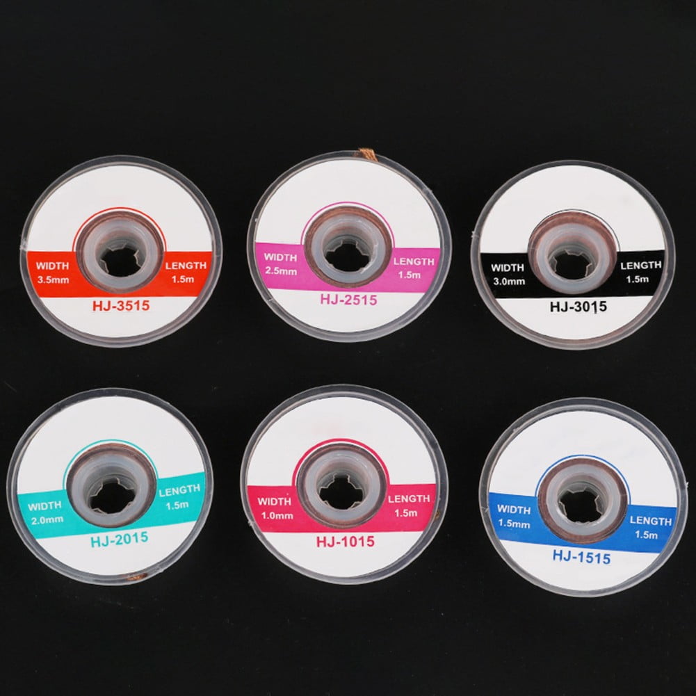 PCB Cleaning Made Easy with 6pcs Solder Remover Set 1 5M Pure Copper ...