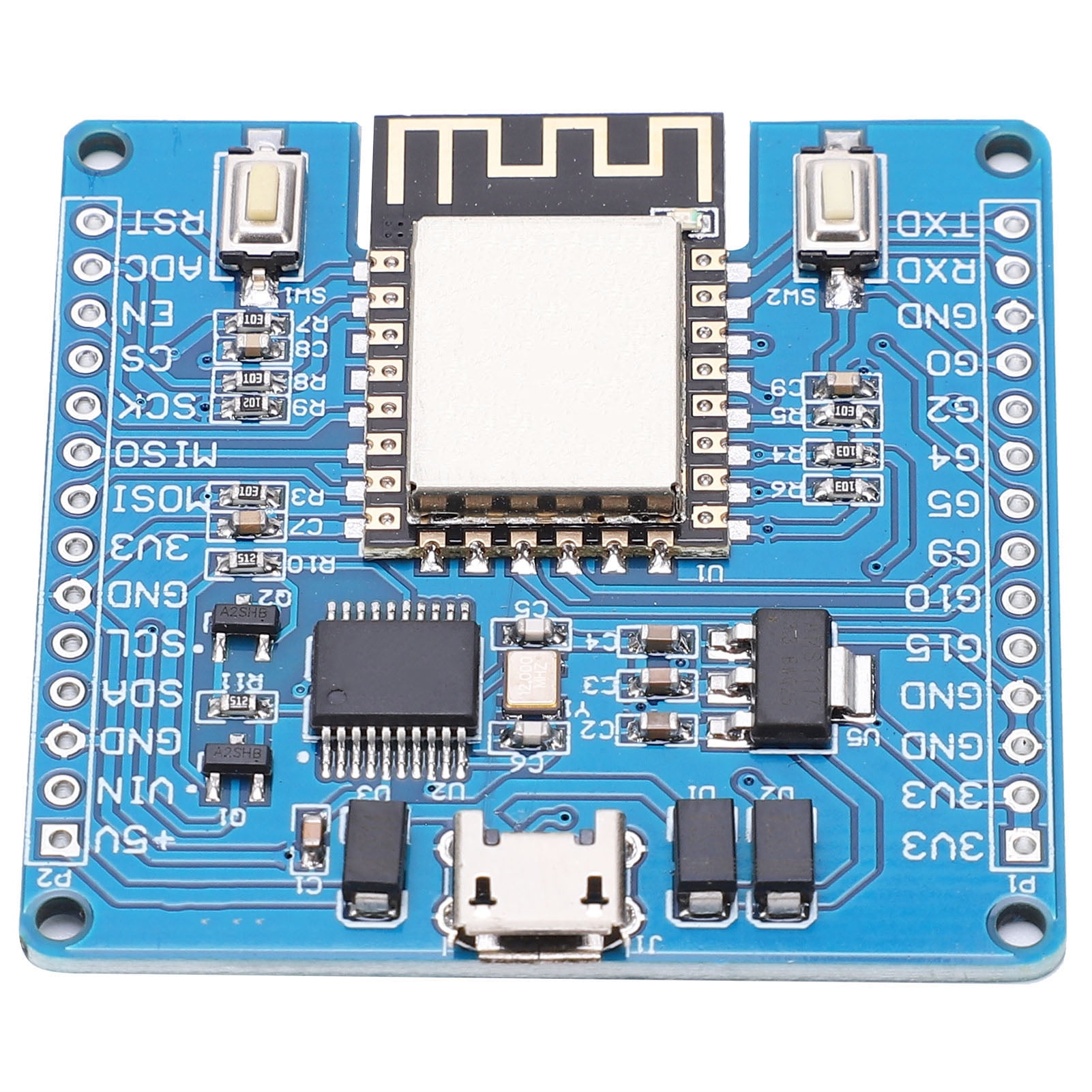 PCB Development Board for Python DC 5V/3.3V Voltage Input with Pin ...