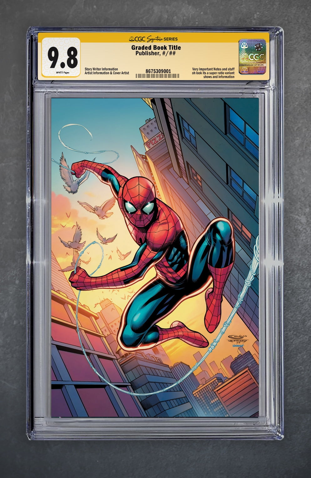 PCB HOBBY AMAZING SPIDER-MAN #1 SAJAD SHAH VIRGIN VARIANT LIMITED 1000 ...