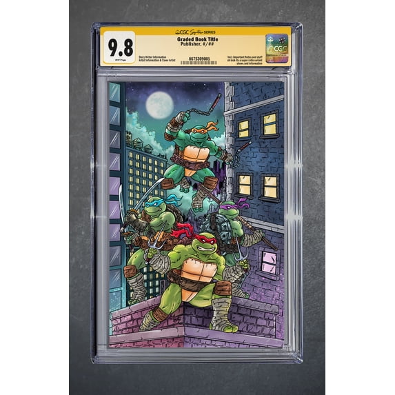 PCB HOBBY TEENAGE MUTANT NINJA TURTLES #6 JOSH C LYMAN SPOT COLOR ...