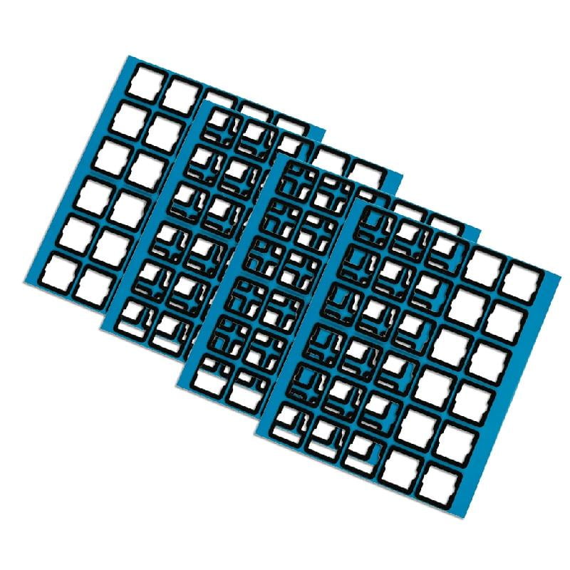 PCB Keyboards Switches Muffler Pad AntiStatic EVA PEs PORON Material ...