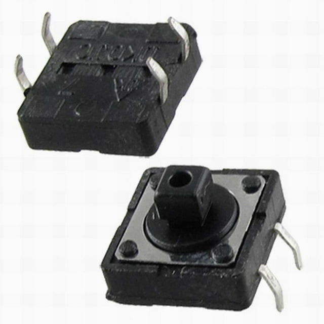 PCB Momentary Tactile Tact Push Button Switch 4 Pin DIP 12x12x7.3mm 5x ...