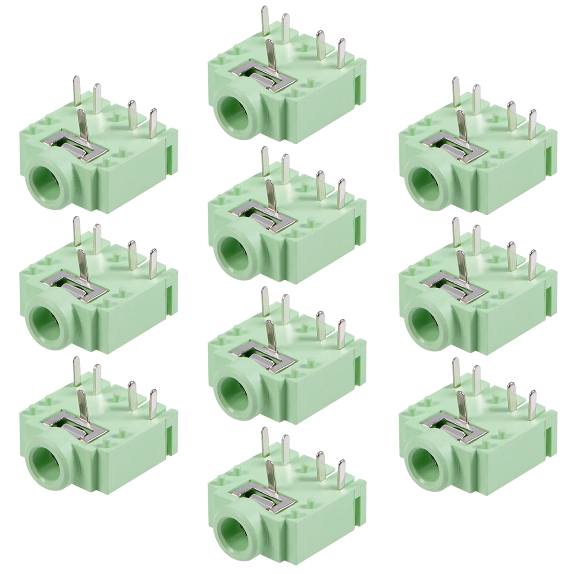 PCB Mount 3.5mm 5 Pin Socket Headphone Stereo Audio Video Connector ...