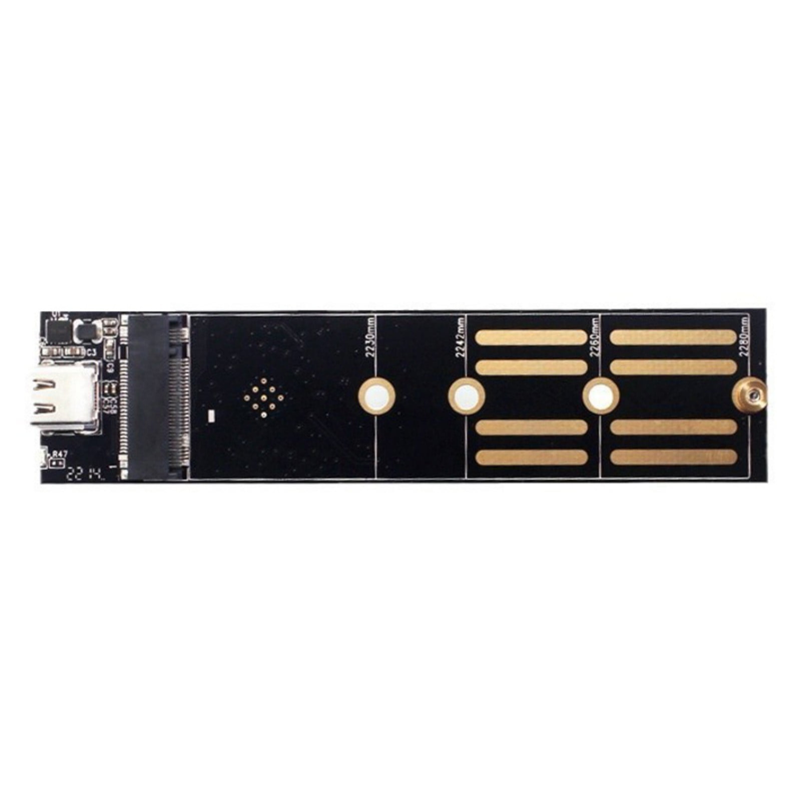 PCB Ngffs NVME HDDs to USB 3.1 Type C Risers Board Supporting Multiple ...