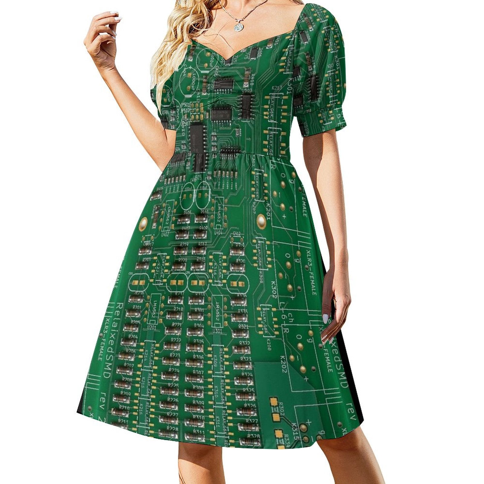 PCB Printed Circuit Board Dress bandage dress Clothing dress summer ...