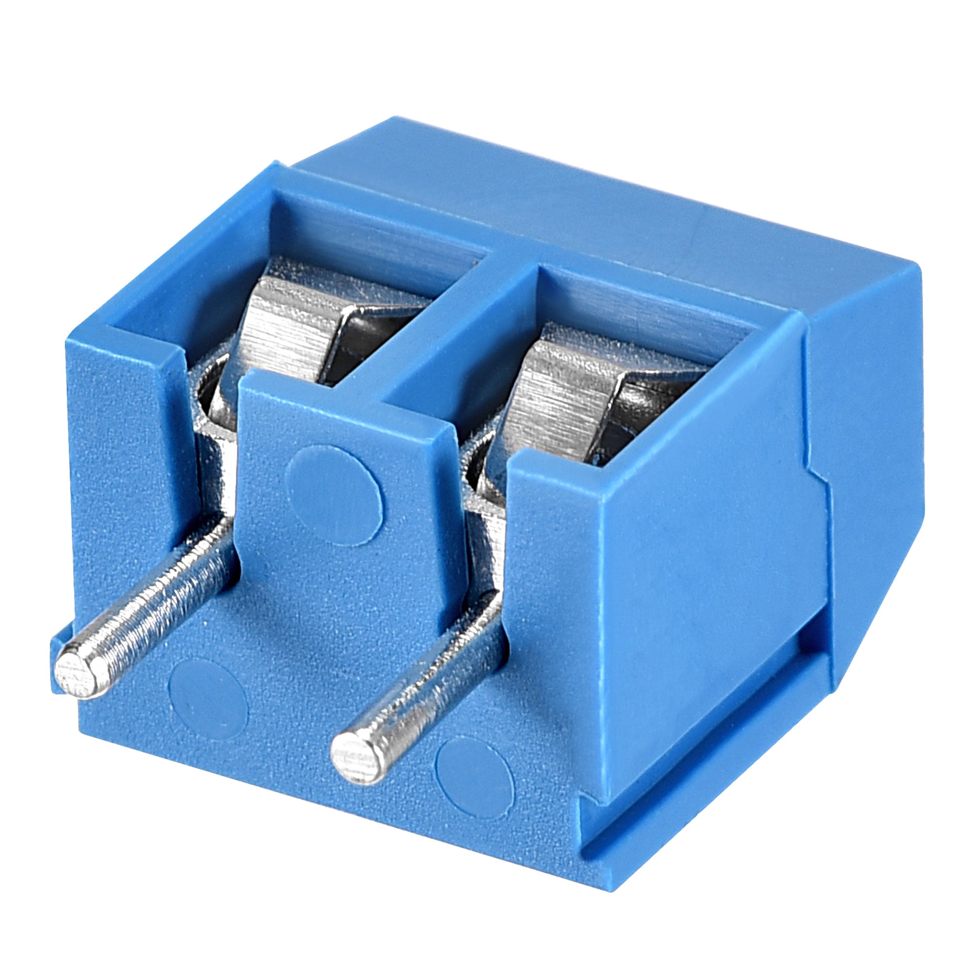 PCB Screw Terminal AC300V 15A 2P 5mm Pitch for Prototype Board Blue 30 ...