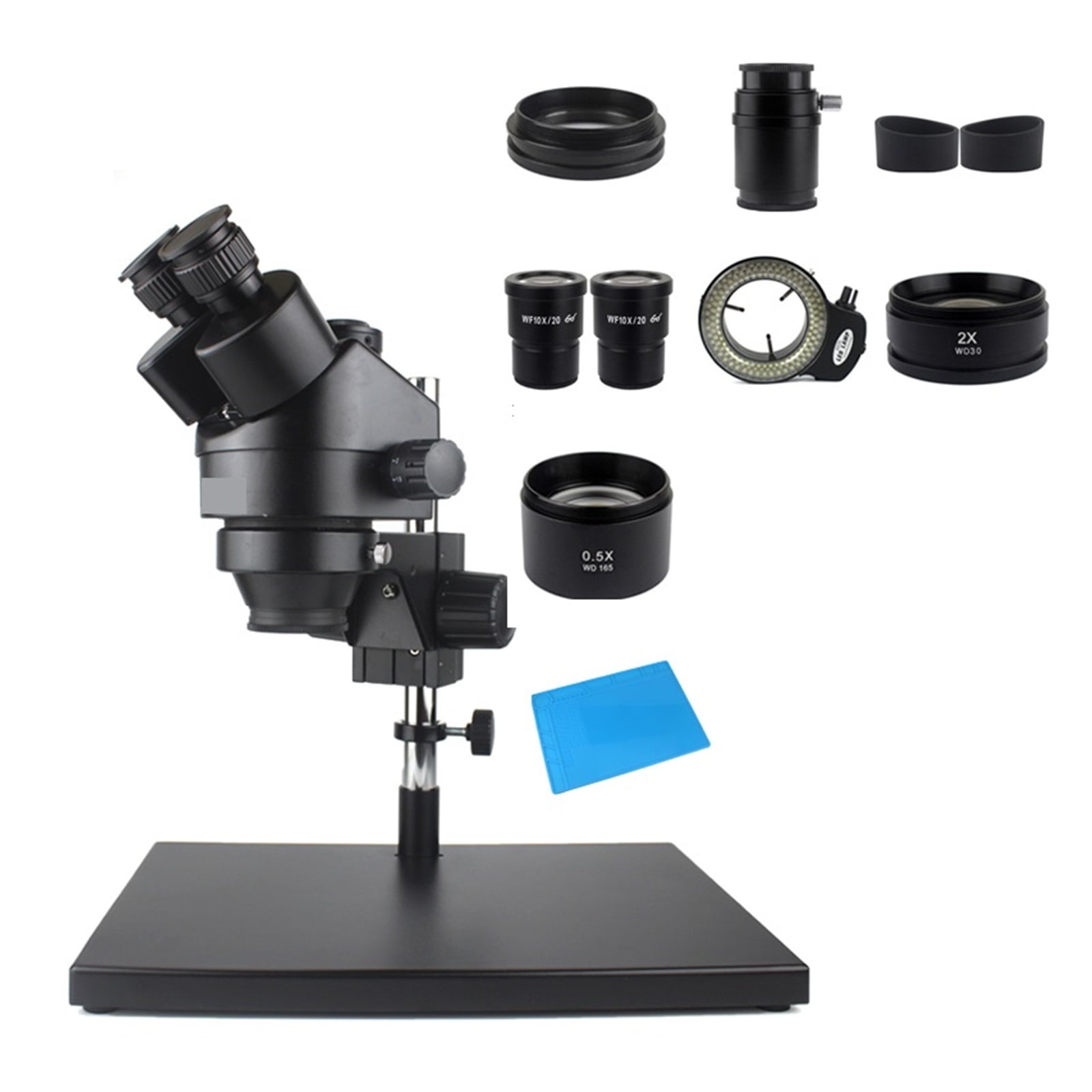 PCB Soldering Repair Lab Industrial 7X 45X Simul-focal Trinocular ...