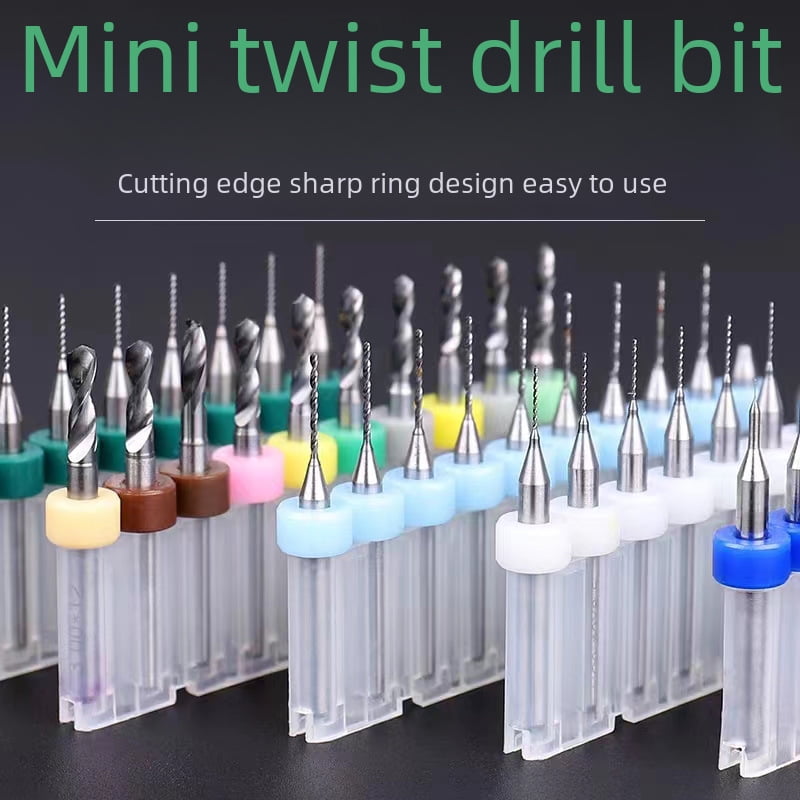 PCB micro hard alloy small drill bit punching tool woodworking ...