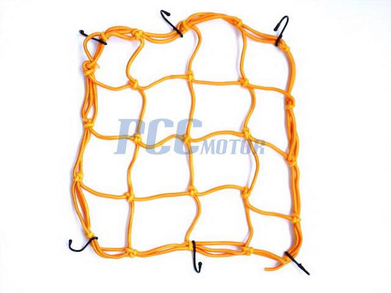 PCC MOTOR 12'' X 12'' Motorcycle Bike ATV Cargo Net Bungee Carrier ...